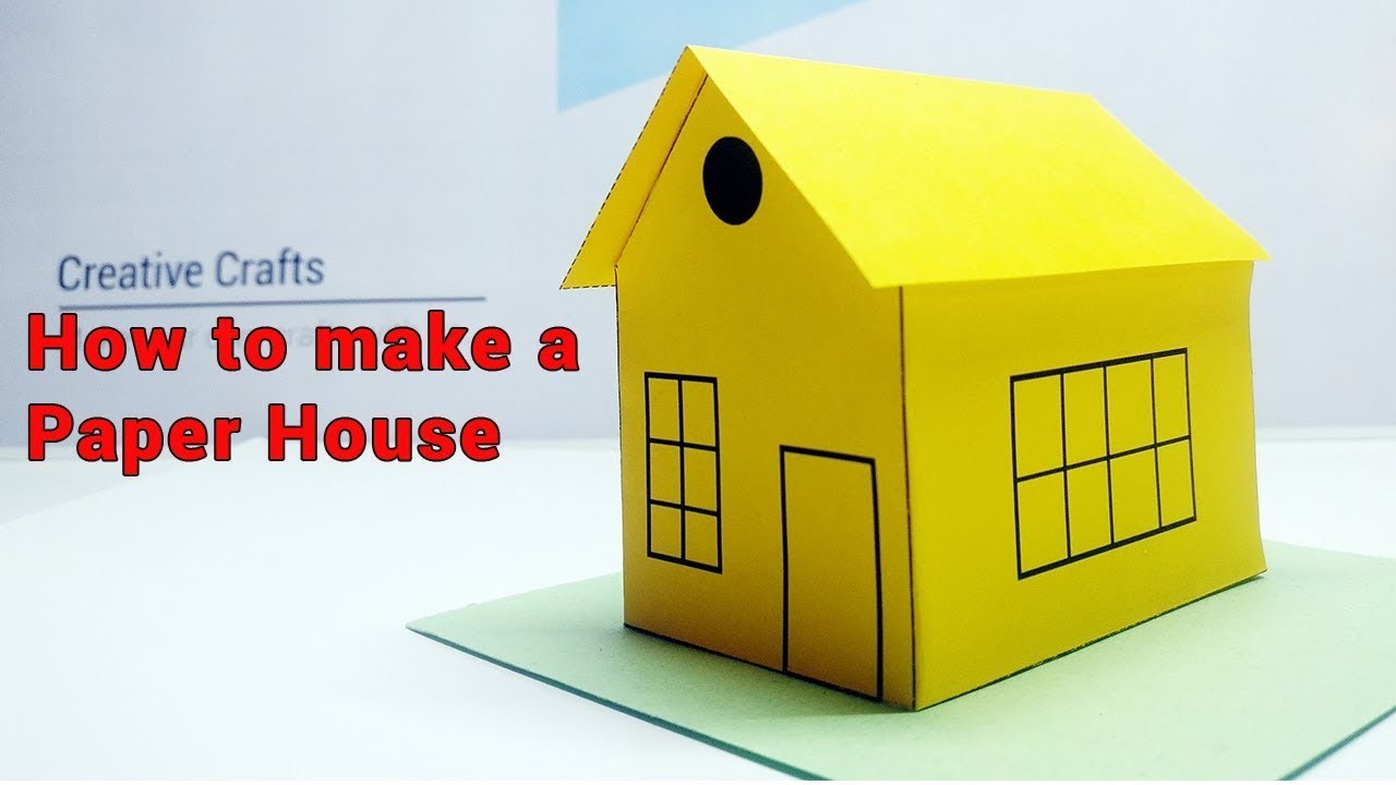 How To Make Simple Paper House
