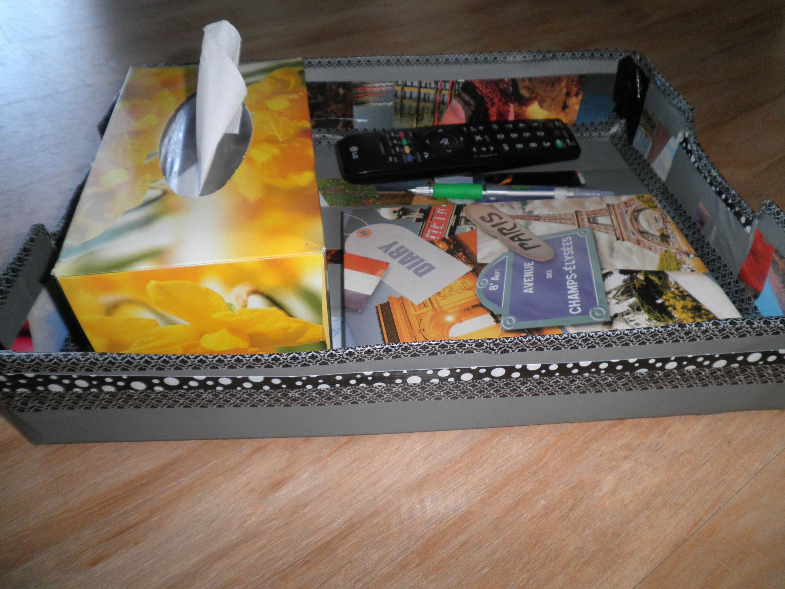 How To Make A Tray From A Cardboard Box Lid How To Make A Tray From A Cardboard Box Lid