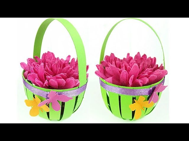 How To Make Easter Basket Decoration Ideas With Paper Bag Paper Craft Easy Tutorial Flower Basket how-to-make-easter-basket-decoration-ideas-with-paper-bag-paper-craft-easy-tutorial-flower-basket