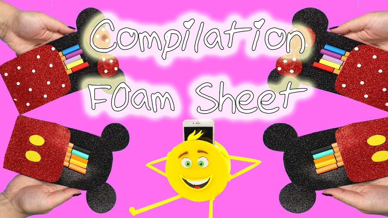 FOAM SHEET CRAFTS COMPILATION DIY IDEAS foam-sheet-crafts-compilation-diy-ideas