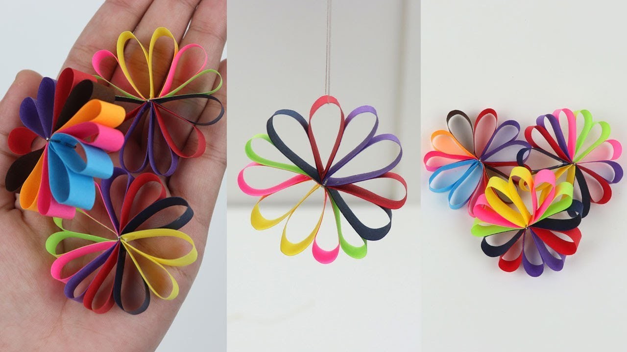  How To Make Hanging Paper Flowers Garland For Easy Party Decorations On 