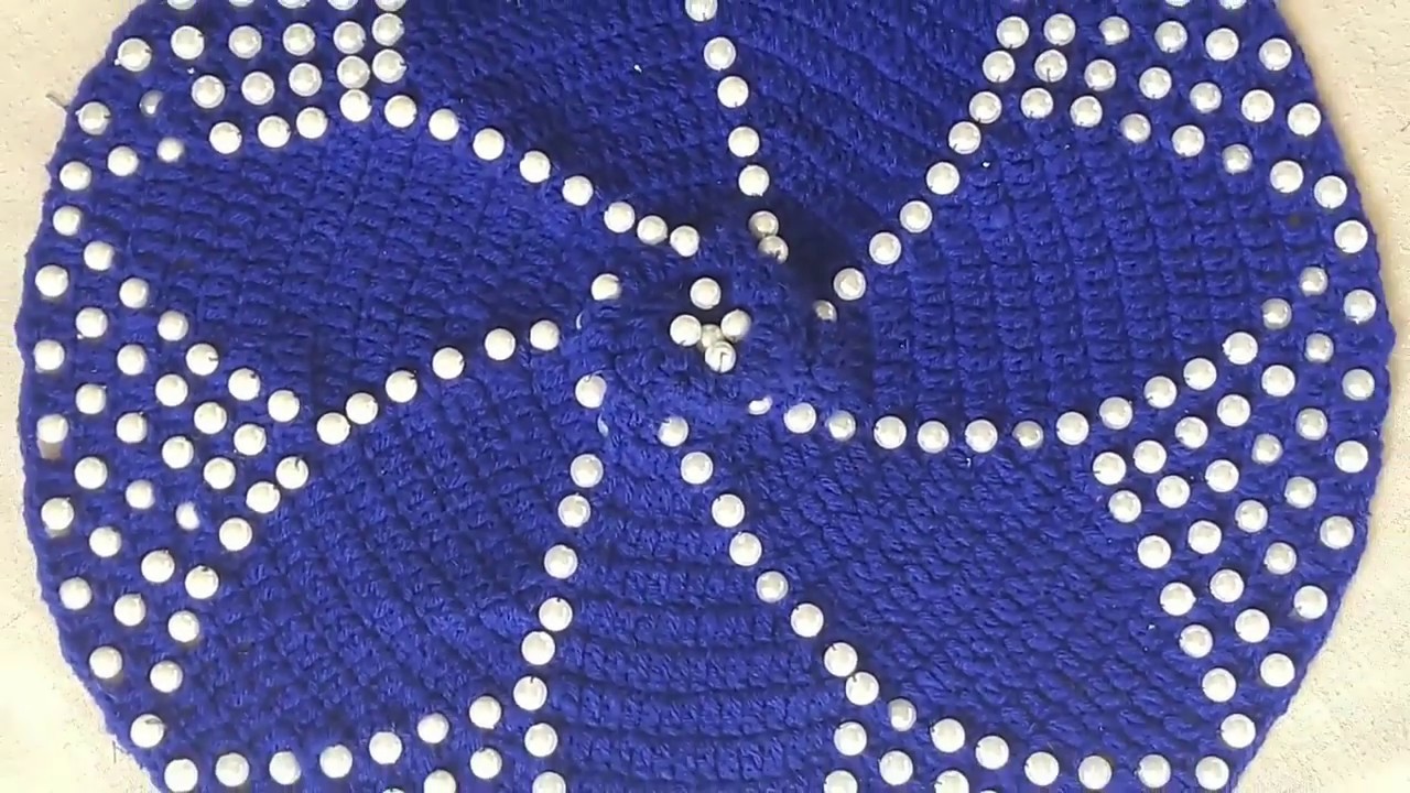 How To Make Table Mat Floor Mat Woolen Thaal Posh Craft Art DIY 