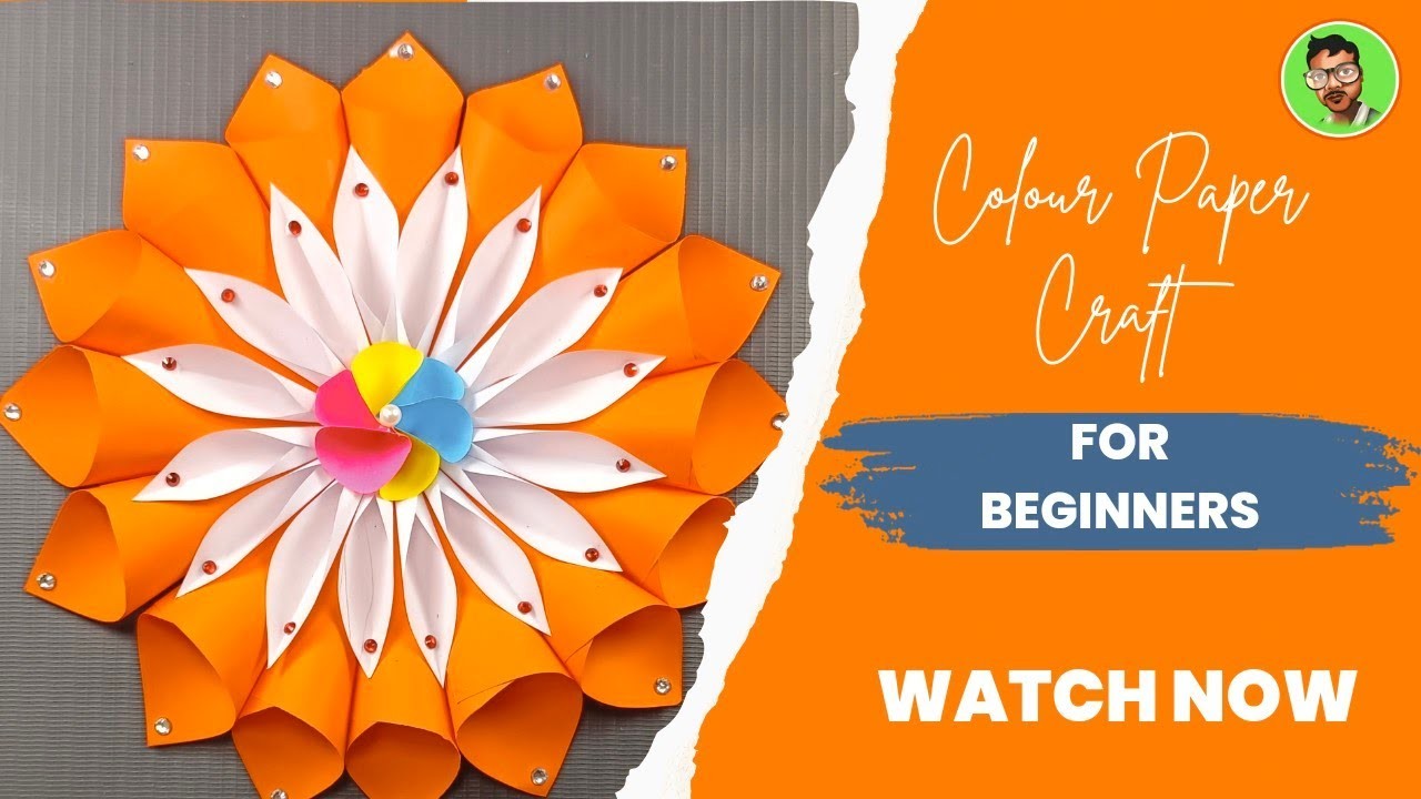 Colour Paper Craft Ideas For Decoration