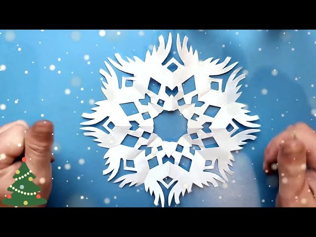 MAKE IT Christmas Craft Ideas How To Cut Paper Snowflakes Snowflake Paper