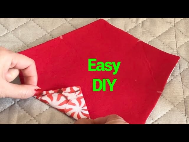 How To Make 2 Tone Christmas Star Ornament From Fabric Simple Easy Star Tutorial The Twins Day