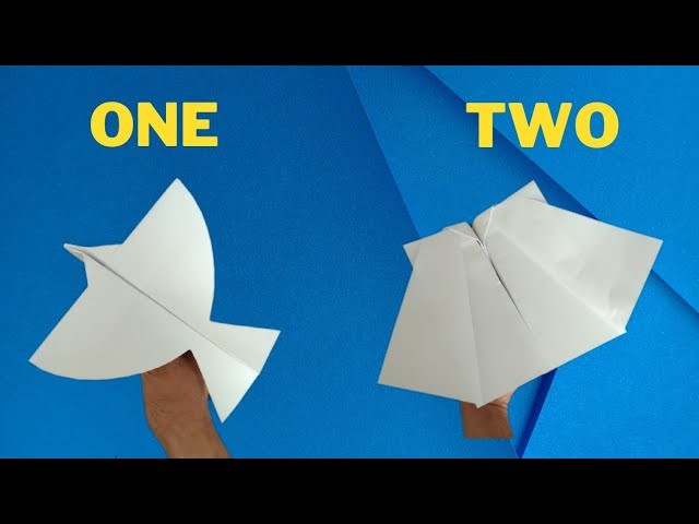 Two Bird Paper Airplane How To Make Bird Paper Airplane
