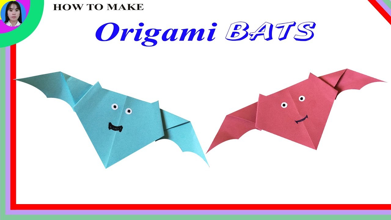 How to make paper bat, Origami bat easy How to make paper bat, Origami bat easy