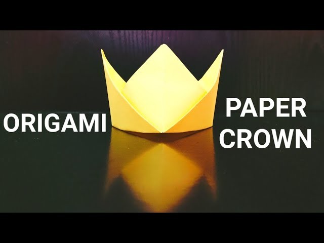 Origami Paper Crown How To Make A Crown Out Of Paper Origami Origami Crown Making With Paper DIY